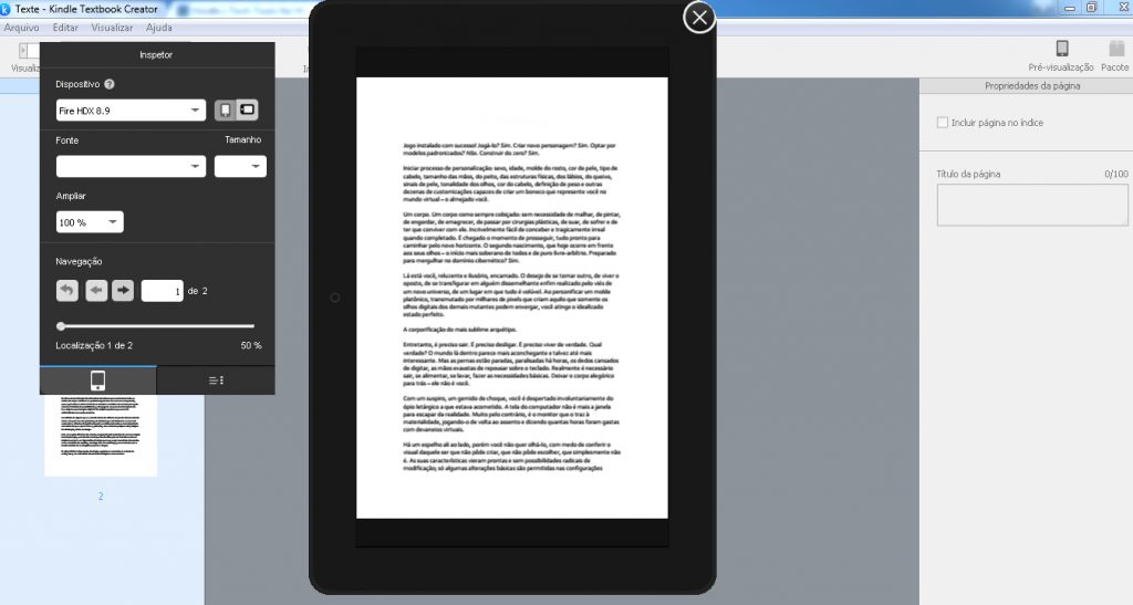 Kindle Textbook Creator em 6 etapas